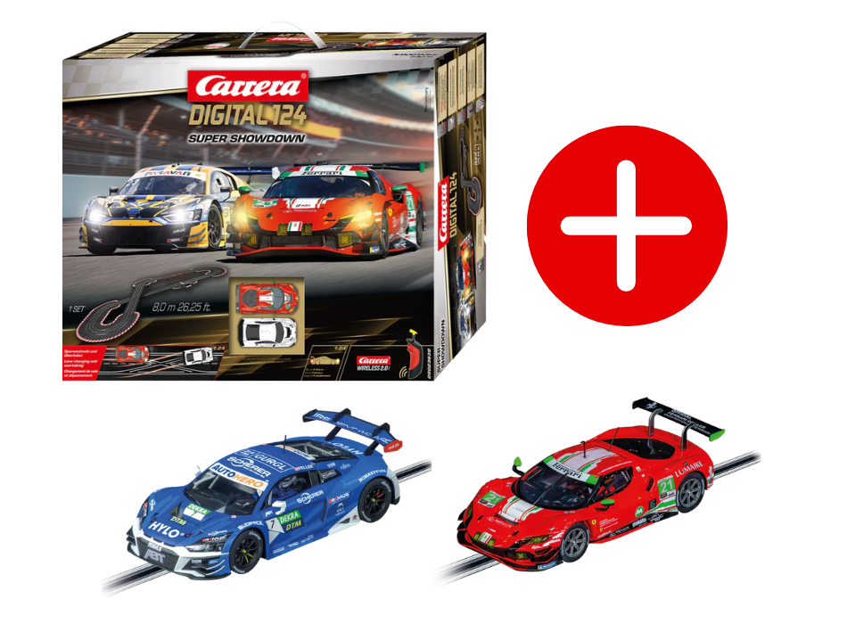 Racing Night Showdown | Carrera Digital 124 Ferrari vs. Audi Bundle