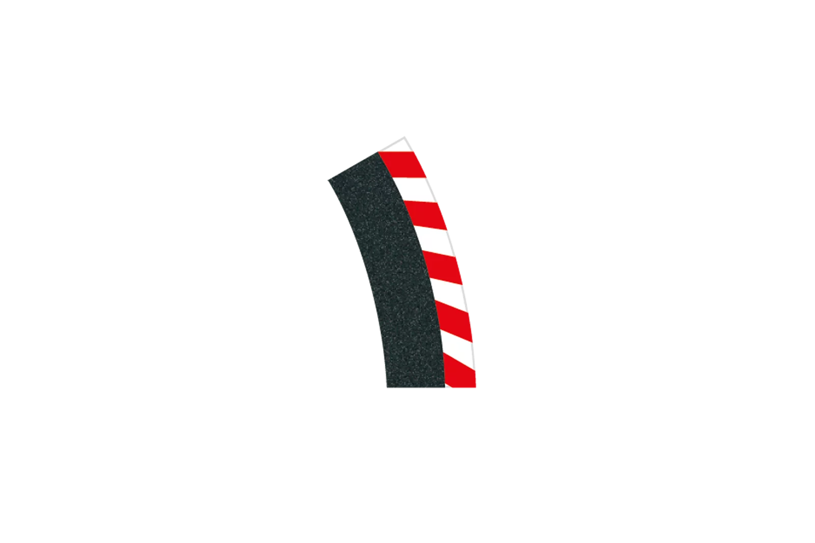 Outside Shoulder for high banked curve 1/30° (6), end piece (2)