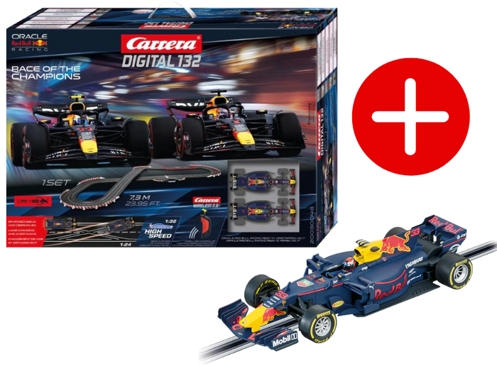 Racing Night Champions Bundle | Carrera GO!!! Red Bull Racing Set